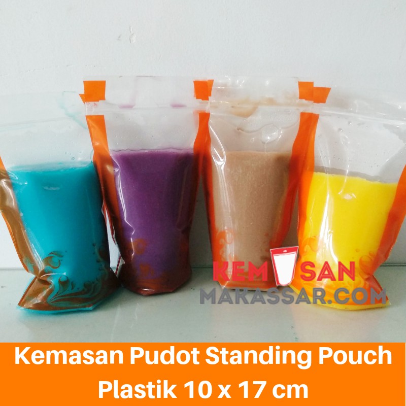 Jual Kemasan pudot standing pouch plastik 10 x 17 cm (isi 100 pcs ...
