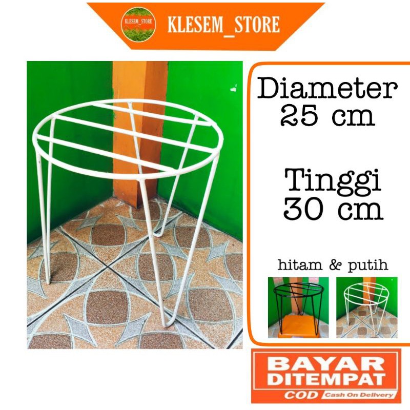 Jual STANDING pot D25 X T30cm besi kuat model rak PALANG | Shopee Indonesia
