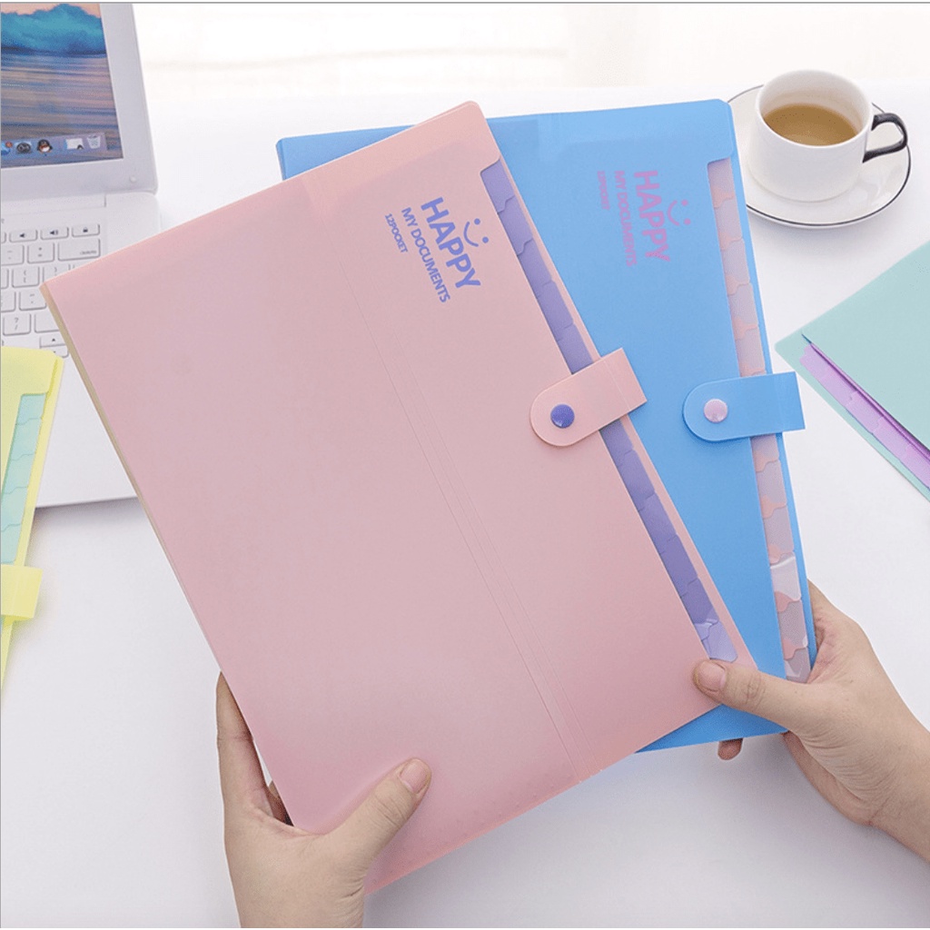 Jual DAY7 Tas File A4 folder 12 Sekat Dilengkapi dengan Indeks Bahan ...