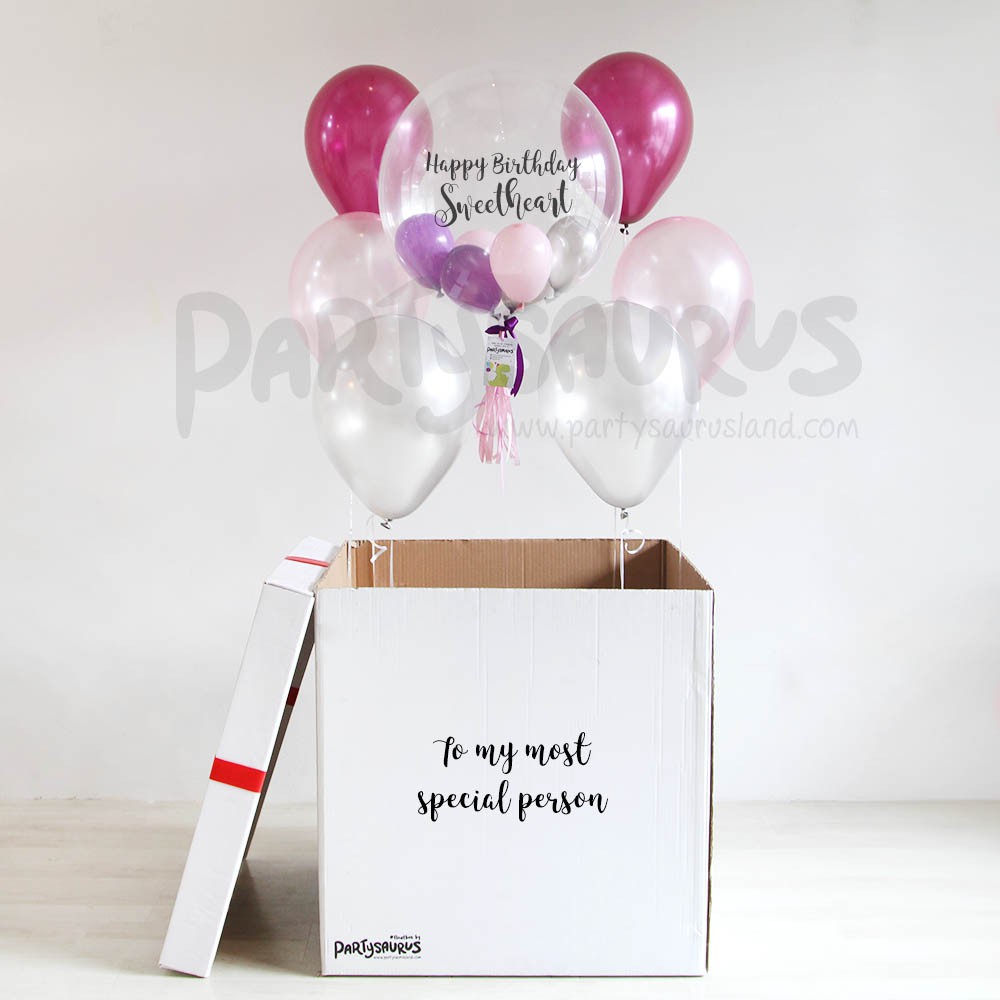 Jual Bubble Gumball & friends Mega Floatbox Surprise Balon Box | Shopee ...