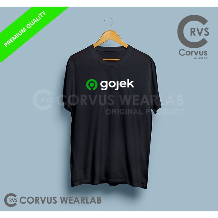 Jual Kaos Tshirt Baju Obral Murah Combed 30S Distro LOGO BARU GOJEK ...
