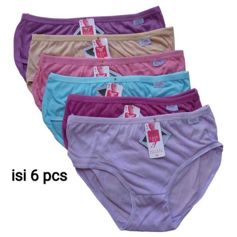 Jual 6pcs Celana Dalam Wanita Dewasa Lusinan CD perempuan | Shopee Indonesia