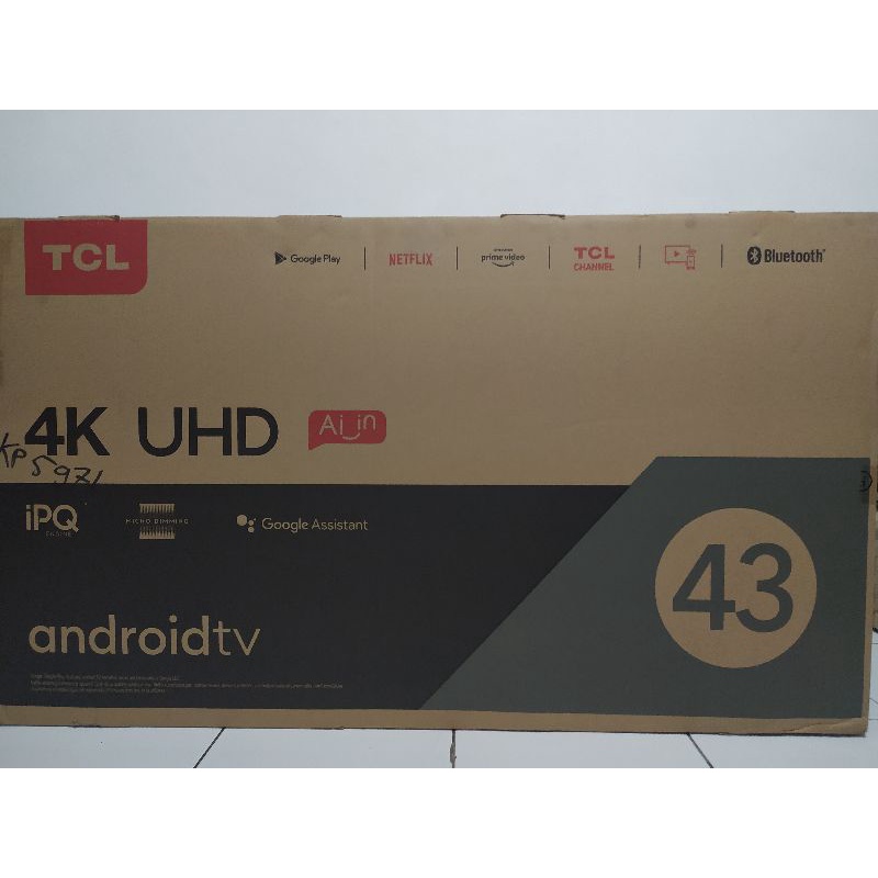 Jual TV TCL 43 inc type 43a8 | ANDROID SMART TV | 4K UHD | Shopee Indonesia