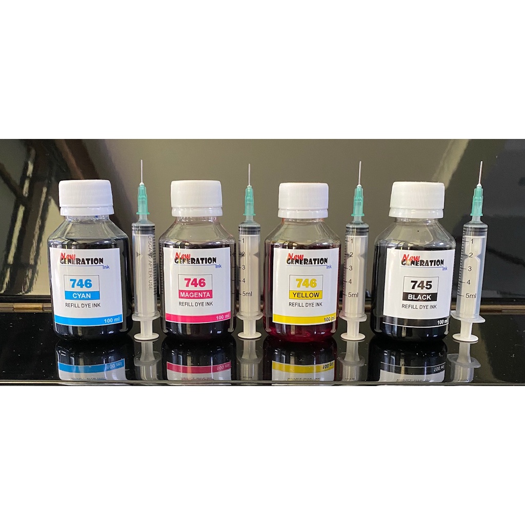 Jual CANON CL-746 PG-745 TINTA - PREMIUM CLASS XL BERIKUT SUNTIKAN ...