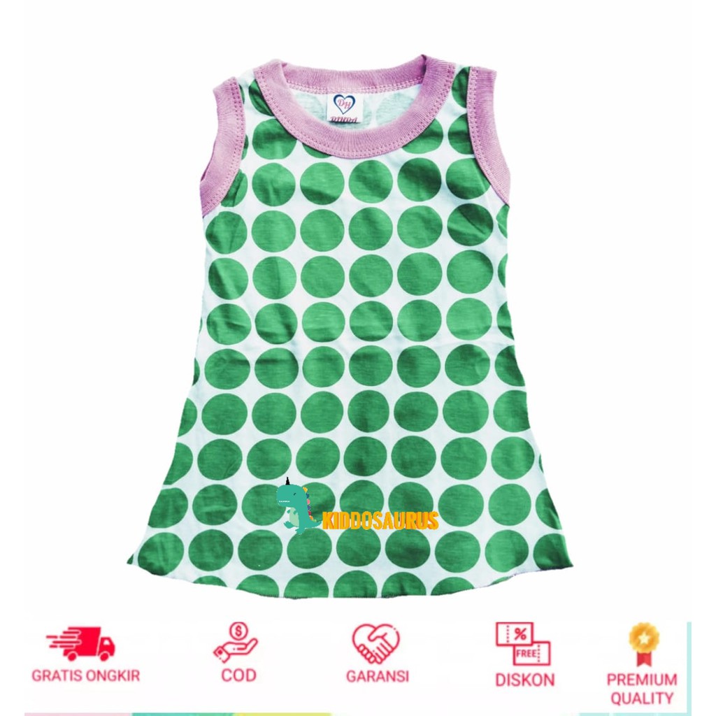 Jual OMAHBAYI - ISI 4 pcs Daster Yukensi Anak Bayi Perempuan / Atasan ...