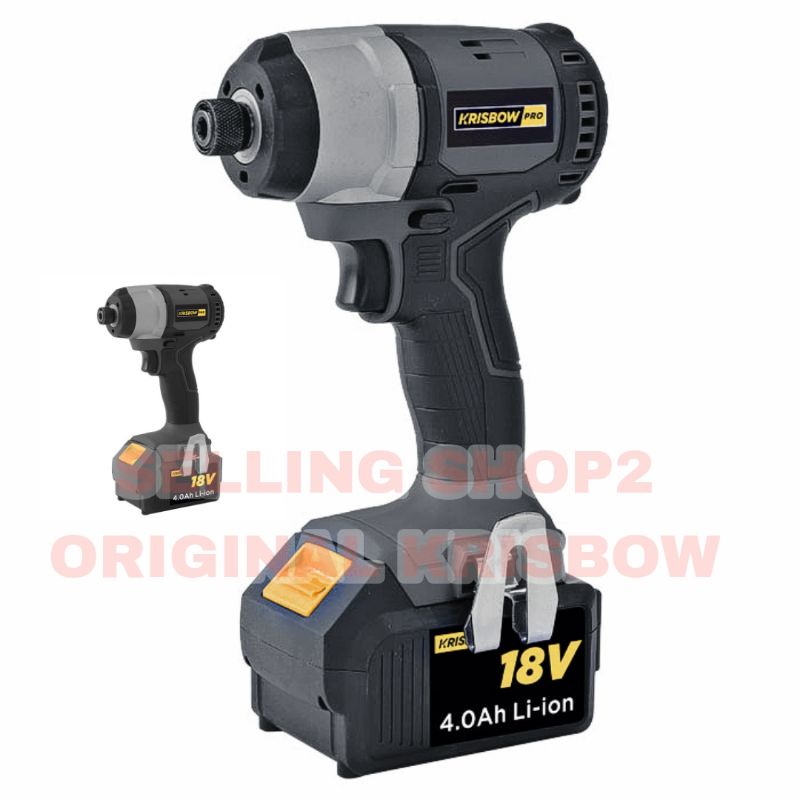 Jual KRISBOW CORDLESS IMPACT SCREWDRIVER 18V IPCISB18 | Shopee Indonesia