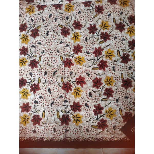 Jual Kain Batik Khas Brebes Motif Klasik Daun Anggur Remekan | Shopee ...