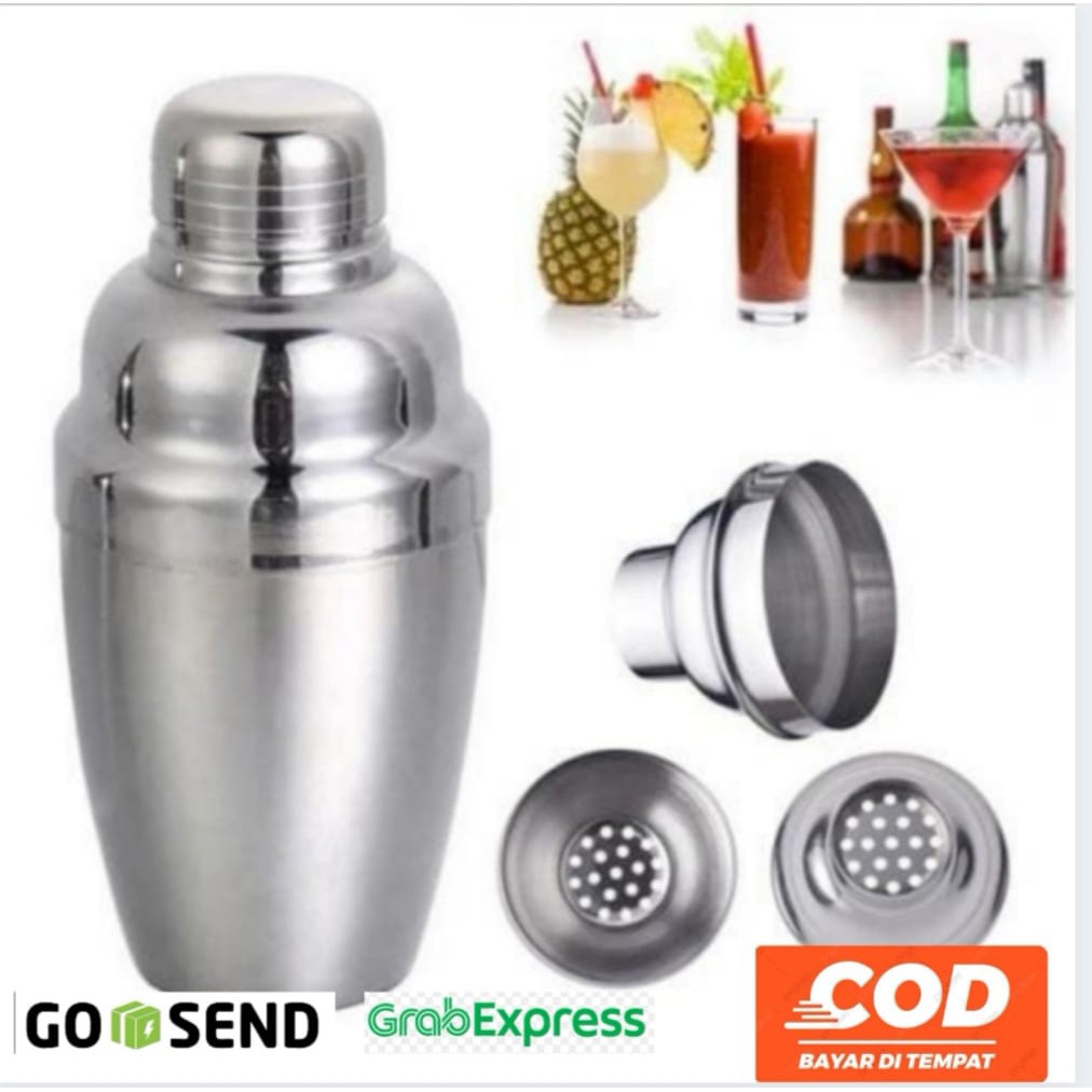 Jual BOTOL SHAKER - BARTENDER SHAKER - PENGOCOK MINUMAN STAINLESS STEEL ...