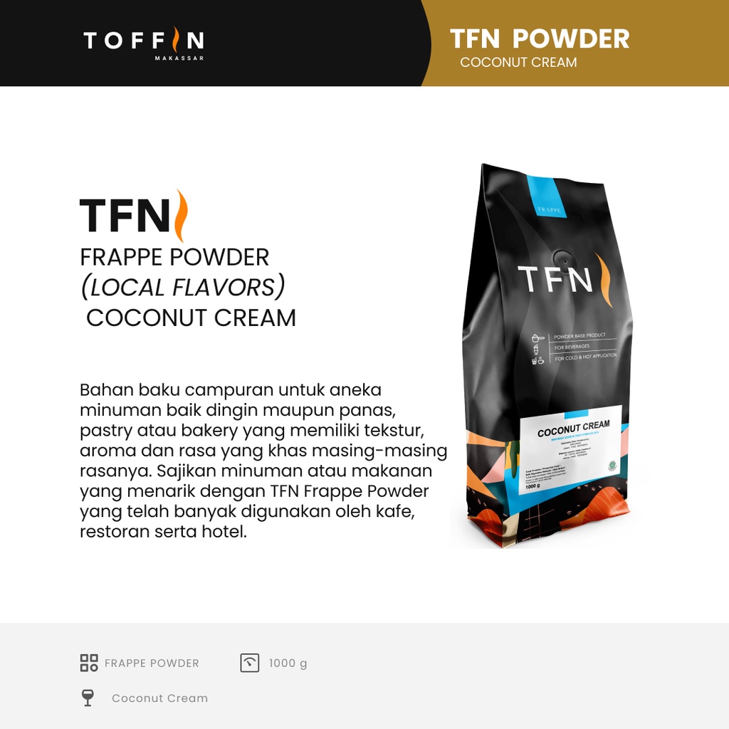 Jual TFN Frappe Coconut Cream | Shopee Indonesia
