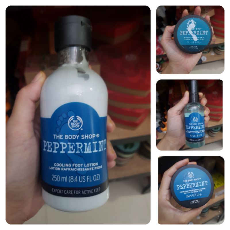 Jual [ORIGINAL] The Body Shop Peppermint Intensive Cooling lotion spray ...