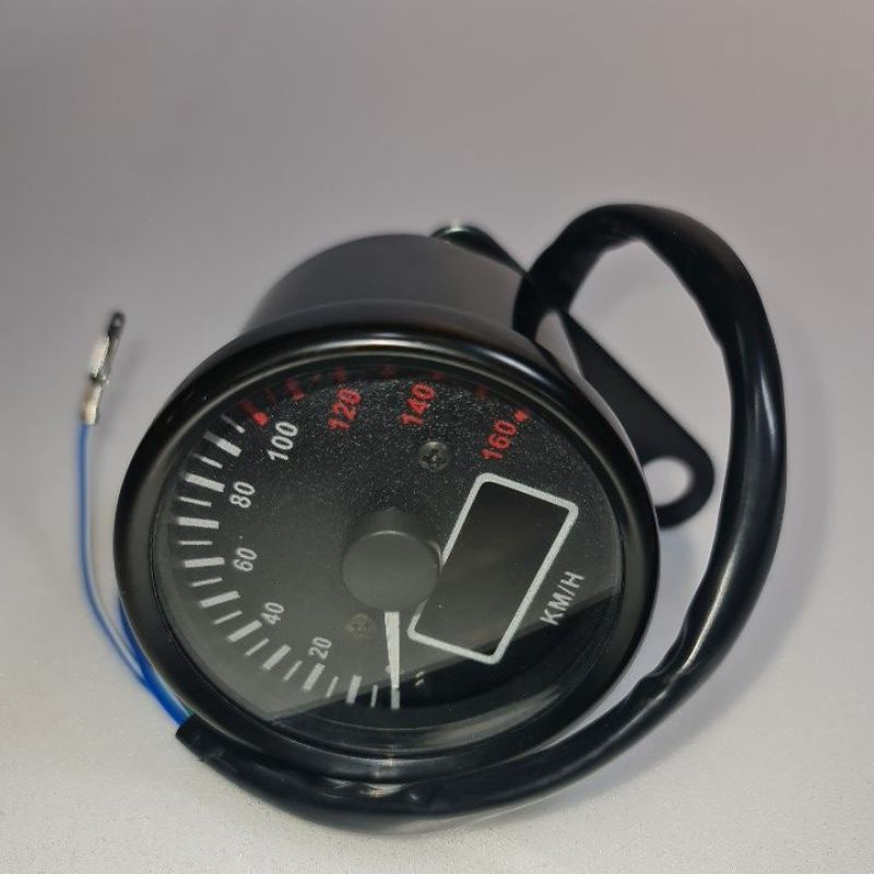 Jual SPIDOMETER SPIDO SPEEDOMETER BULAT JARUM INDIKATOR LED GIR GER ...