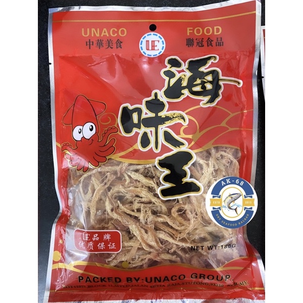Jual UNACO juhi 180gr exp 2027 maret /snackseafood/cemilan | Shopee ...