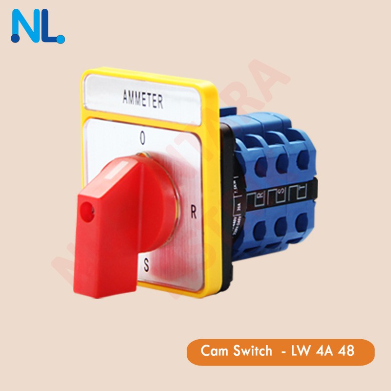 Jual Larkin LW-4A Cam Switch Selector Rotary Ammeter Ampere Meter COS ...