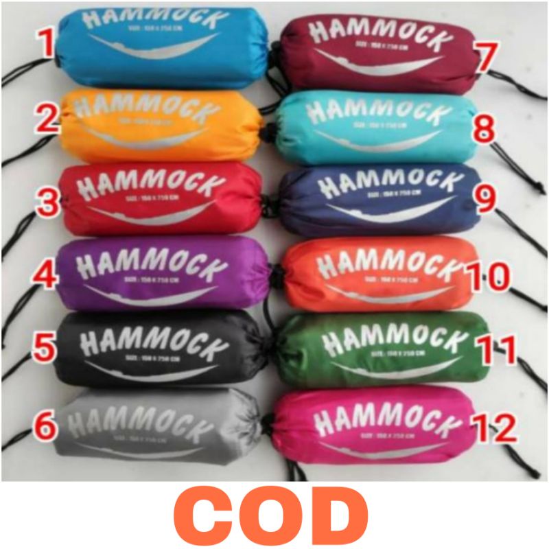 Jual (COD) HAMMOCK PREMIUM, HAMMOCK AYUNAN GANTUNG/Hamock/Hamok Beban ...