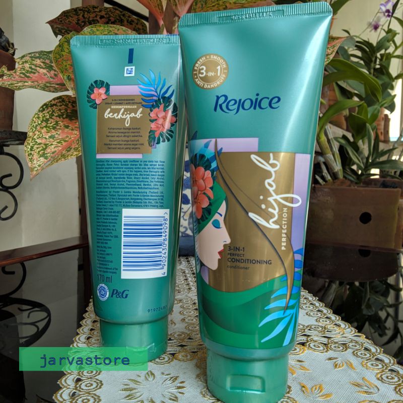 Jual Rejoice Hijab Conditioner 3 in 1 Perfect Conditioning 170 ml ...