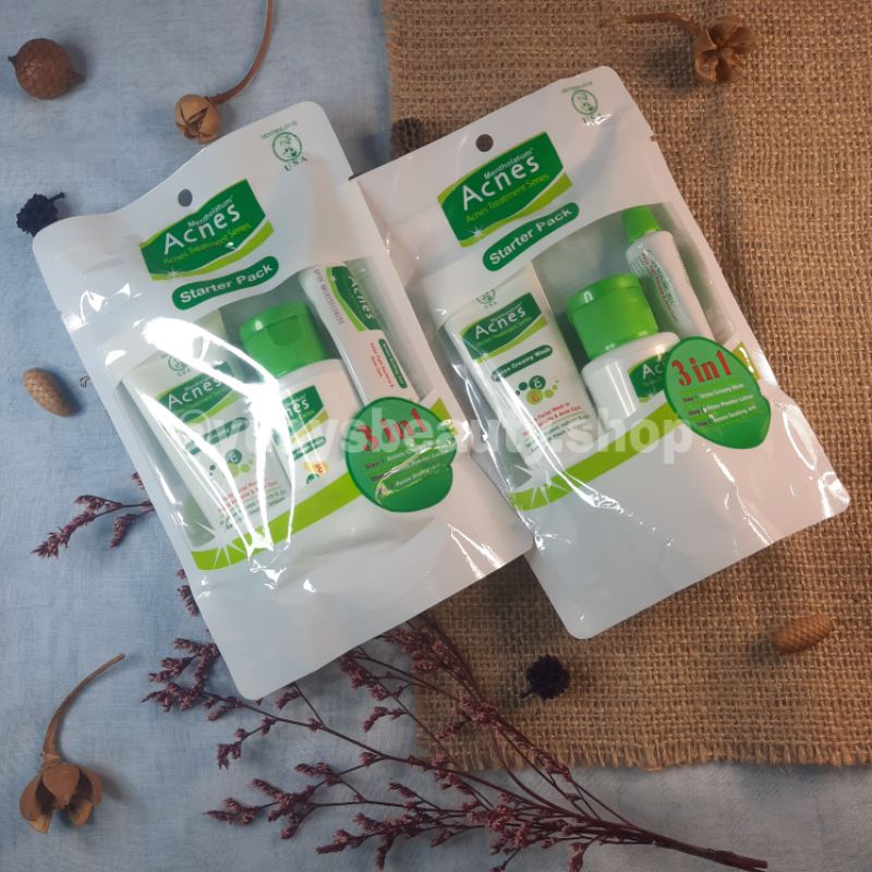 Jual Acnes Treatment Series Starter Pack Paket 3in1 | Shopee Indonesia