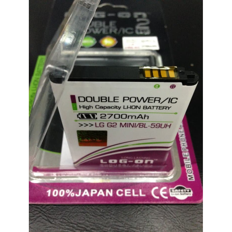 Jual Battery/Baterai/Batre LG G2 Mini / BL59UH Original Log on Double Power | Shopee Indonesia