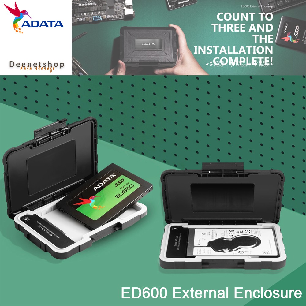 Jual ADATA ED600 External Enclosure 2.5" SSD and Hard Drive | Shopee Indonesia