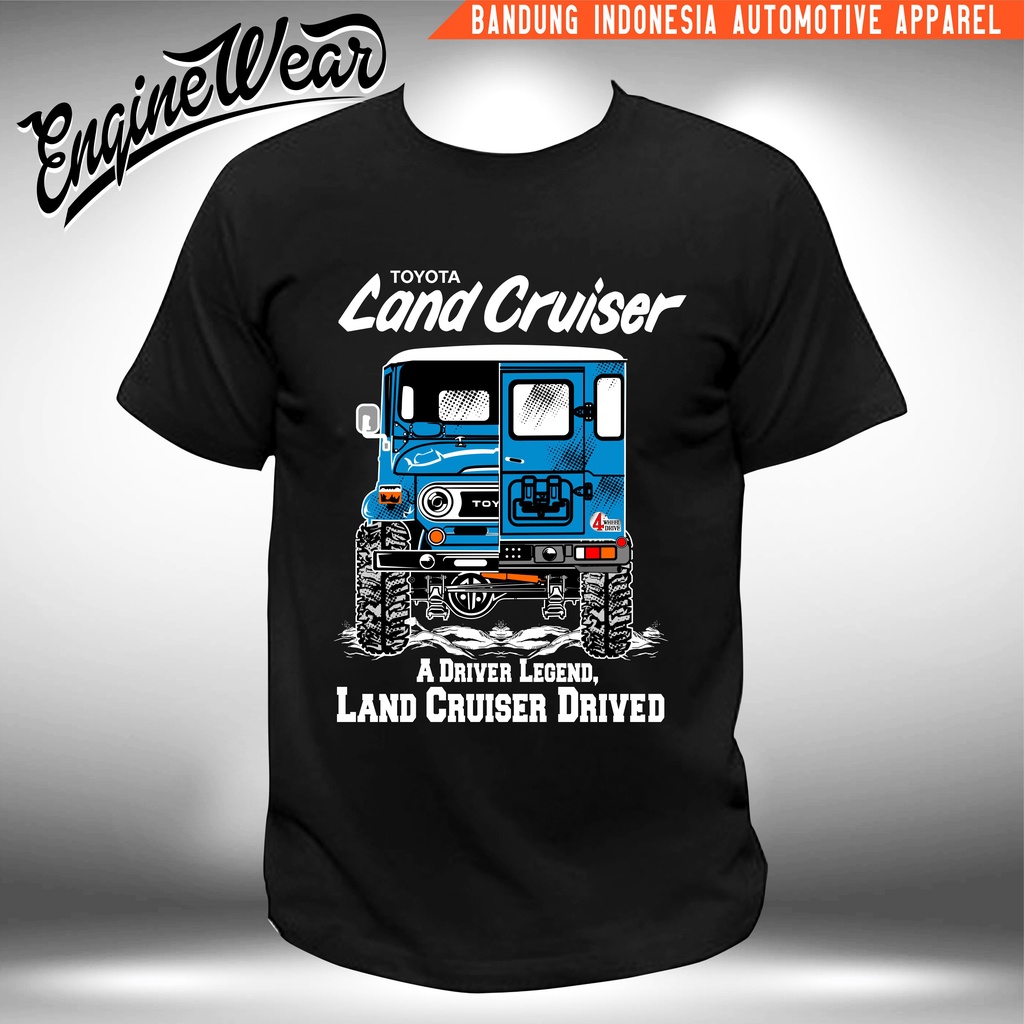 Jual kaos Land cruiser fj40 Baju Offroad toyota Hardtop Tshirt Mobil ...