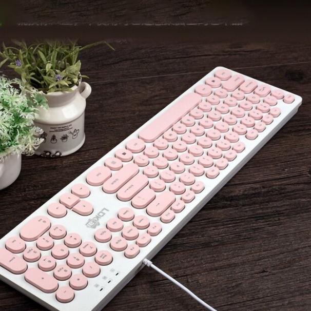 Jual ( ) Viqoo Keyboard manipulator gaming retro punk style silent ...
