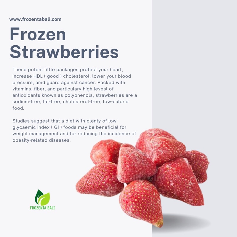Jual Frozen Strawberries / Strawberry Frozen 1kg | Shopee Indonesia