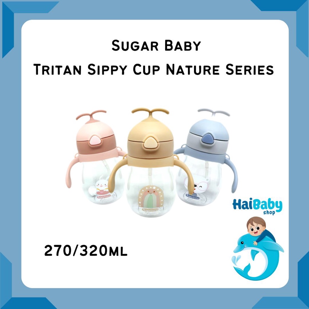Jual Sugar Baby TRITAN Sippy Cup Nature Series (270/320 ml,9mo+) | Shopee Indonesia
