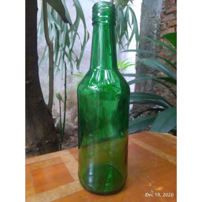 Jual Botol Kaca/Beling Hijau 400 ml | Shopee Indonesia