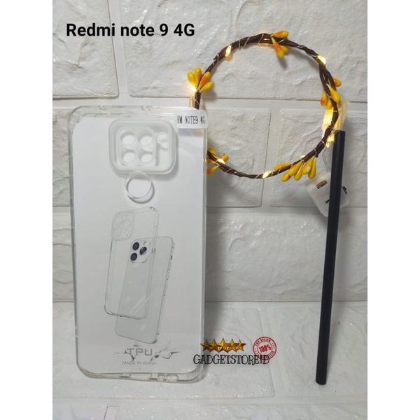 Jual GG - Case bening redmi note 9 4G TPU bening casing anticrack anti banting softcase redmi ...