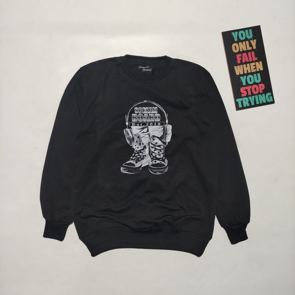 Jual Sweatshirt Sweater Sweter Sweeter Switer Crewneck Screamboard ...