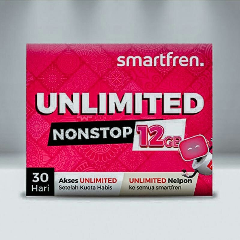 Jual SP SMARTFREN 12 GB UNLIMITED NONSTOP 30 HARI | Shopee Indonesia