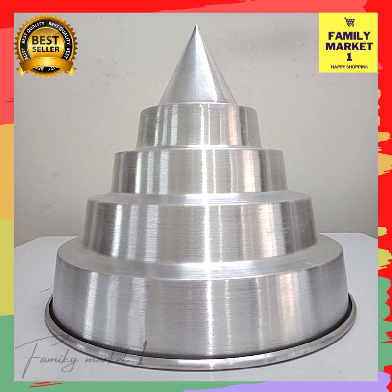 Jual Cetakan Nasi Tumpeng Susun Model Candi Ukuran Kecil sedang besar ...