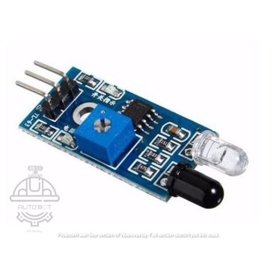 Jual Sensor Inframerah Ir Infrared Pendeteksi Halangan Rintangan Garis Hitam Putih Line Follower 