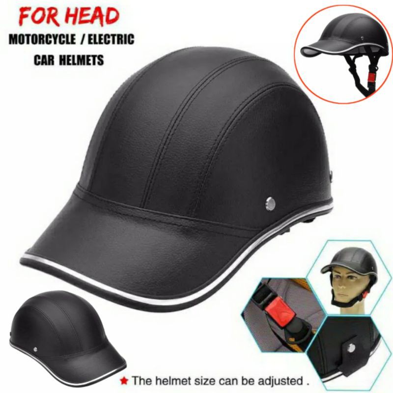 Jual Helm Catok Sepeda Motor Model Baseball Cap - 1074 | Shopee Indonesia