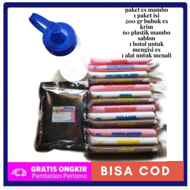 Jual Paket ice mambo / paket usaha es mambo / es mambo murah / paket ...