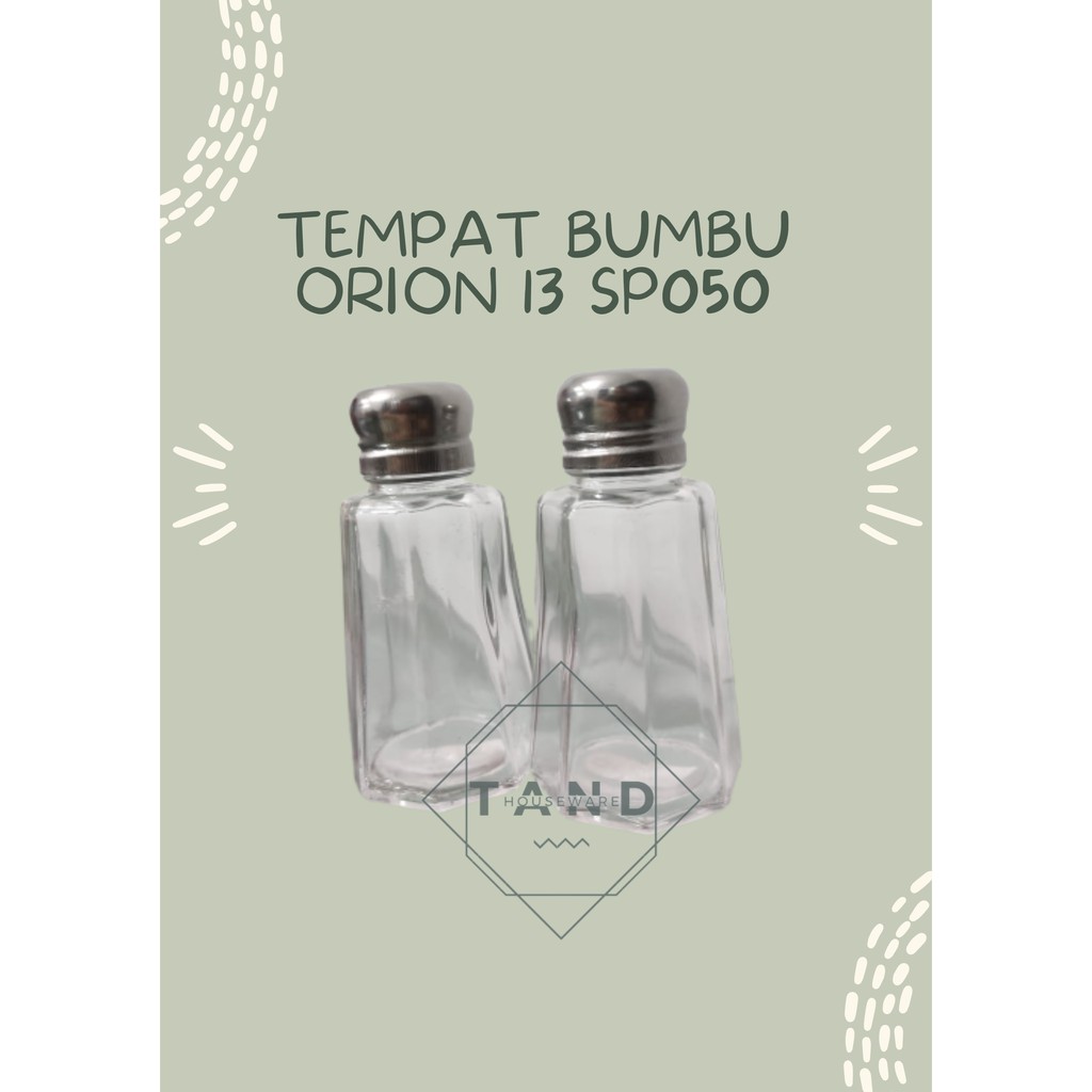 Jual TEMPAT BUMBU LADA MERICA GARAM SPICE SHAKER ORION 13 SP050 BENING ...
