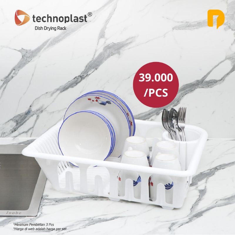 Jual Technoplast Dish Drying Rack Peniris Piring | Shopee Indonesia