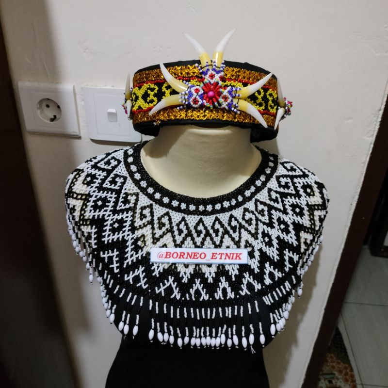 Jual satu set aksesoris topi mahkota dan kalung dada bahu kalung ...