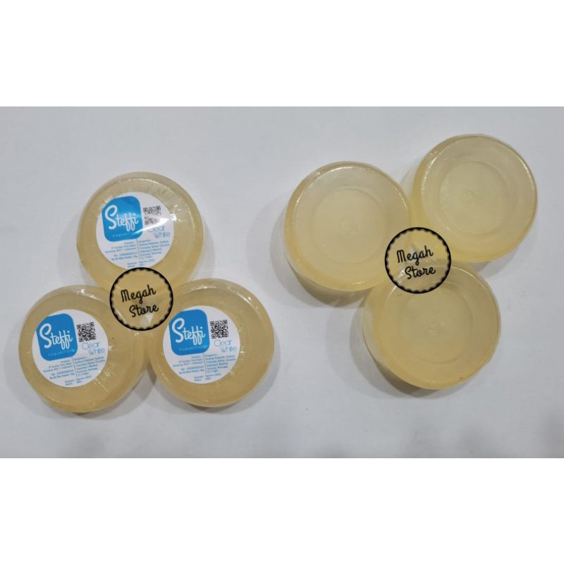 Jual Sabun bulat transparan Steffi Clear White | Shopee Indonesia