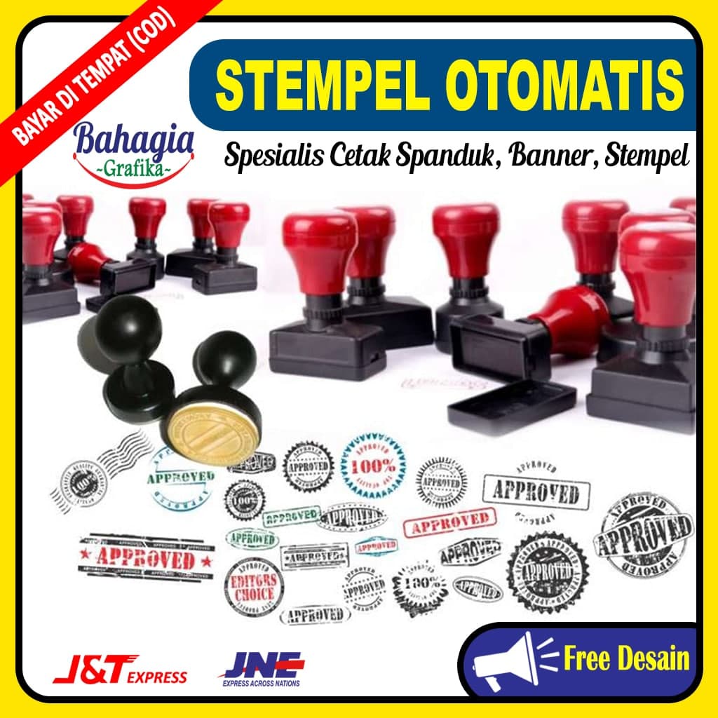 Jual Stempel Custom Logo Perusahaan ukuran 2243 2626 oval 35 bulat 32 ...