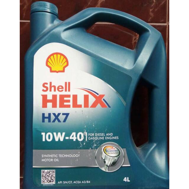 Jual PROMO TERBATAS!!! Shell Helix HX7 10w-40 Galon 4Liter | Shopee ...