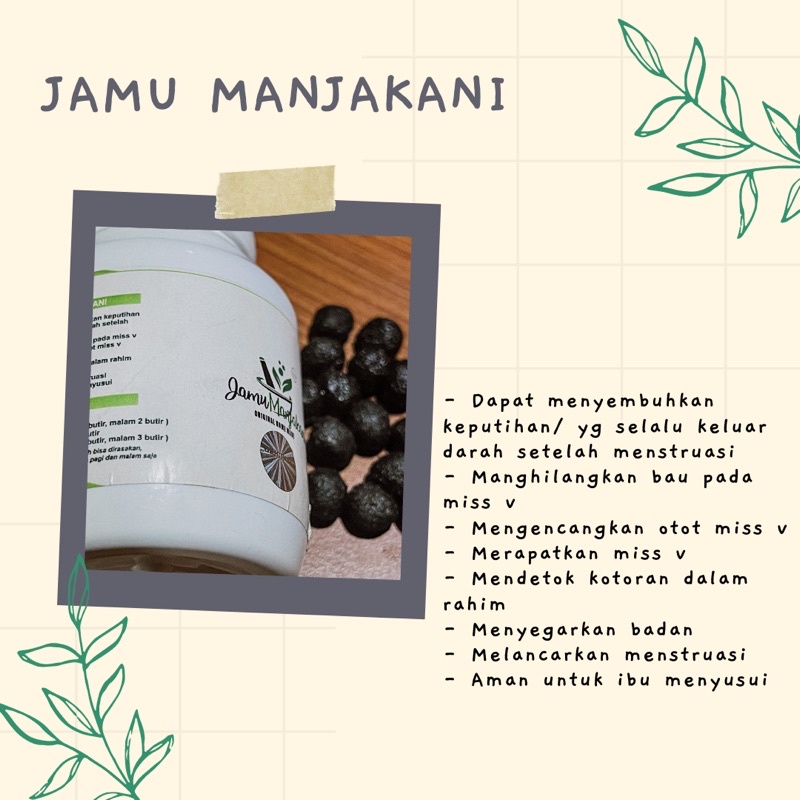 Jual MANJAKANI ORIGINAL HOME MADE (isi 100 butir) | Shopee Indonesia