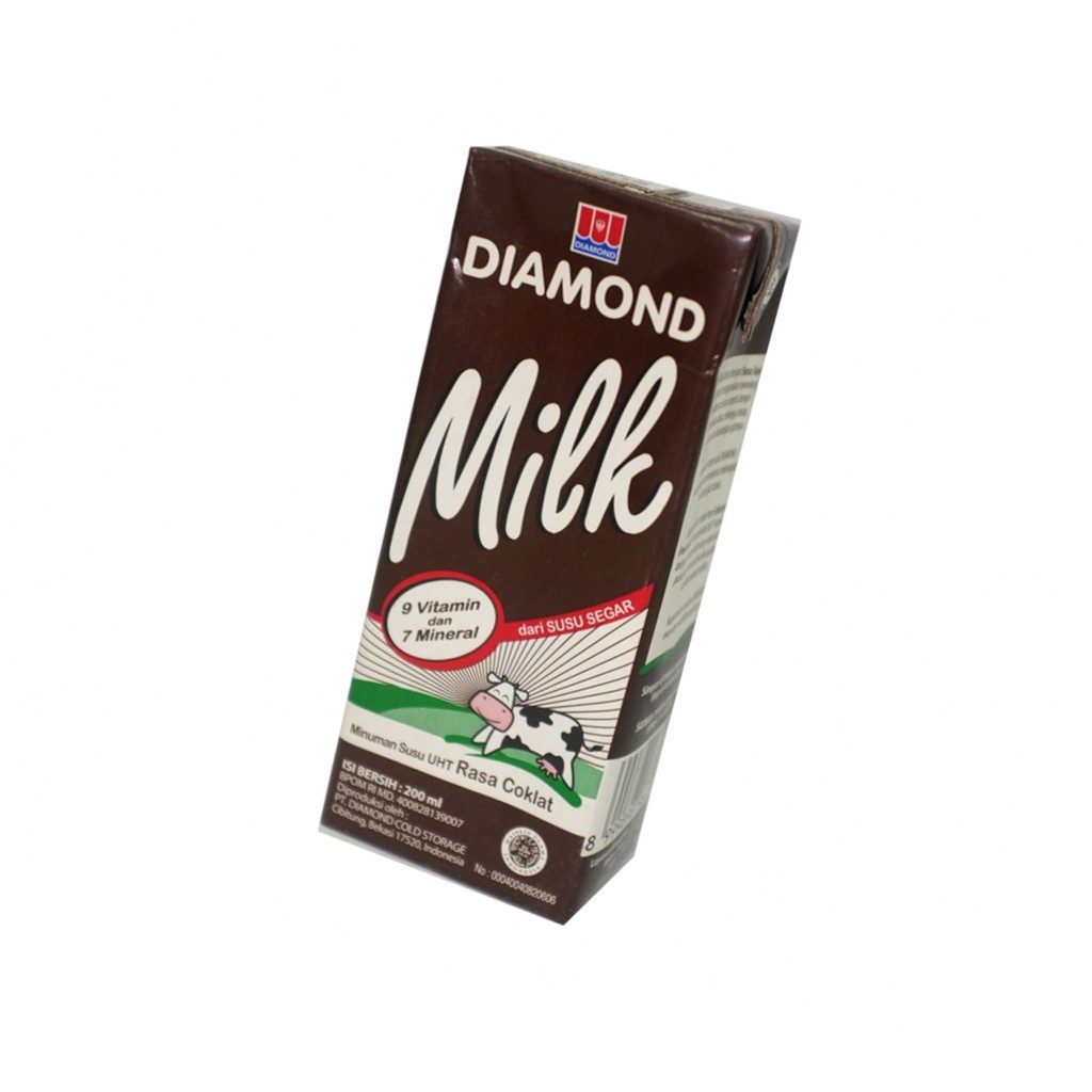 Jual SUSU DIAMOND UHT 200ml / SUSU UHT DIAMOND / SUSU DIAMOND FULL ...