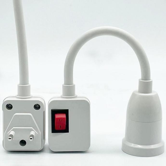 Jual Fitting Lampu Portable Wall Socket Screw Lamp Holder 25cm | Shopee ...