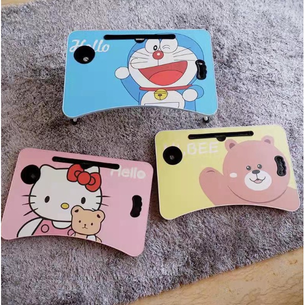 Jual IJNC Meja Lipat Laptop Karakter / Meja Lipat Korea Style / Folding ...