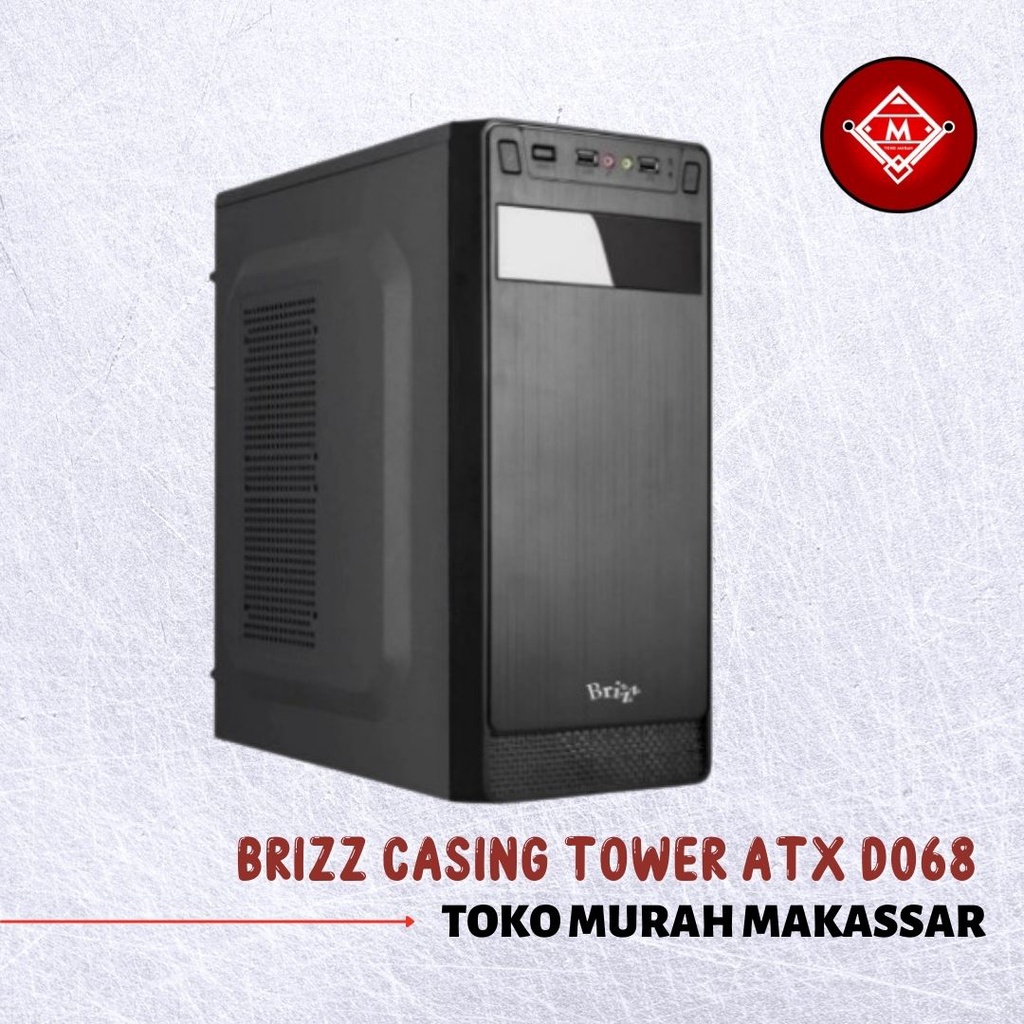 Jual CASING PC BRIZZ TOWER ATX D068 / CASE KOMPUTER BRIZZ D068 / CASE04 ...