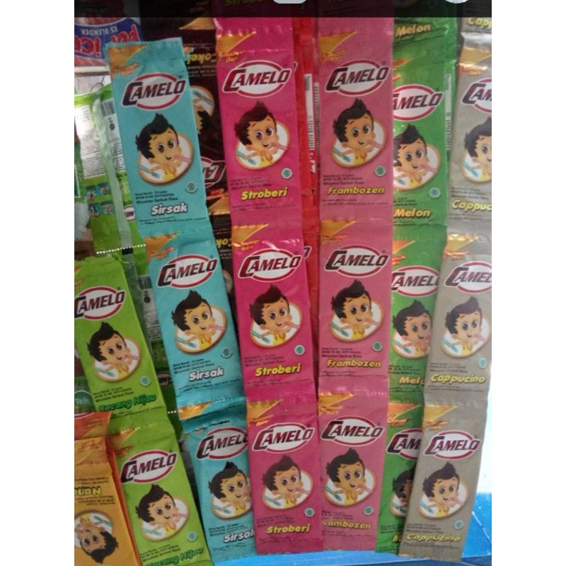 Jual BAHAN ICE CREAM CAMELO / ES CAMELO 180 BUNGKUS ( 18 RENCENG ...