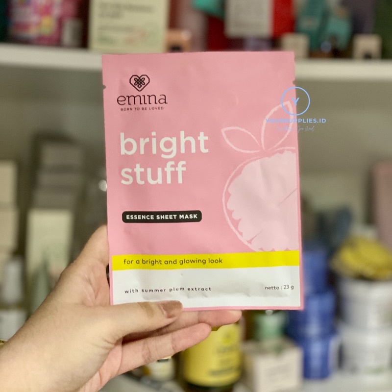 Jual EMINA BRIGHT STUFF ESSENCE SHEET MASK 23g | Shopee Indonesia