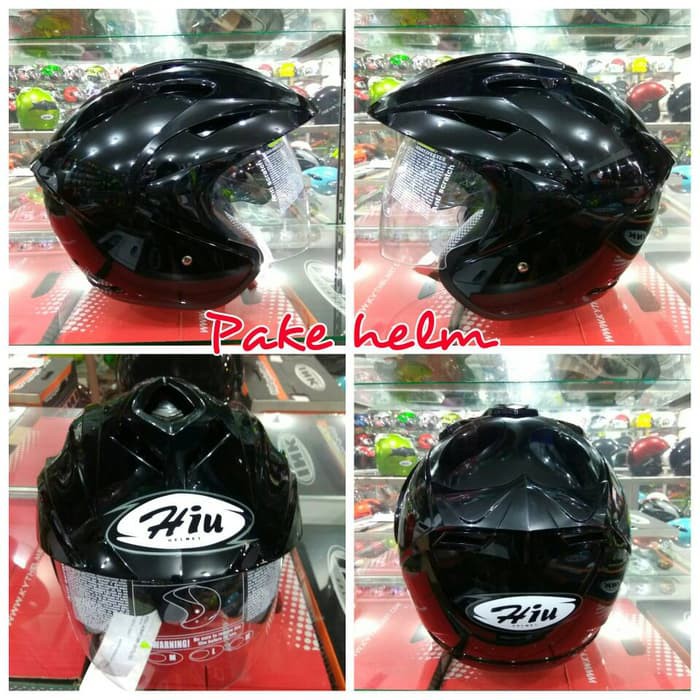 Jual Helm Sportzite Helm Murah Bagus Hiu Arrow Black Metallic Helm ...