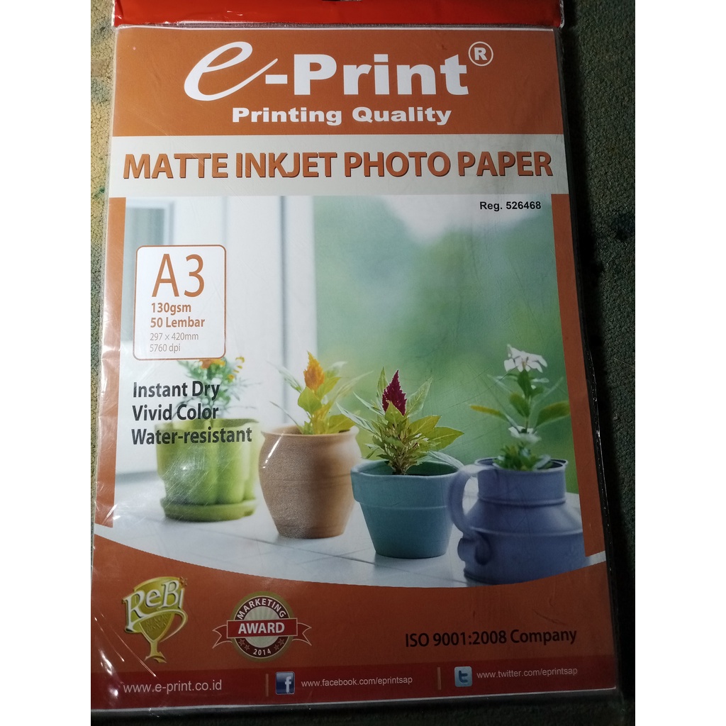 Jual Kertas A3 Matte Inkjet Photo paper | Shopee Indonesia