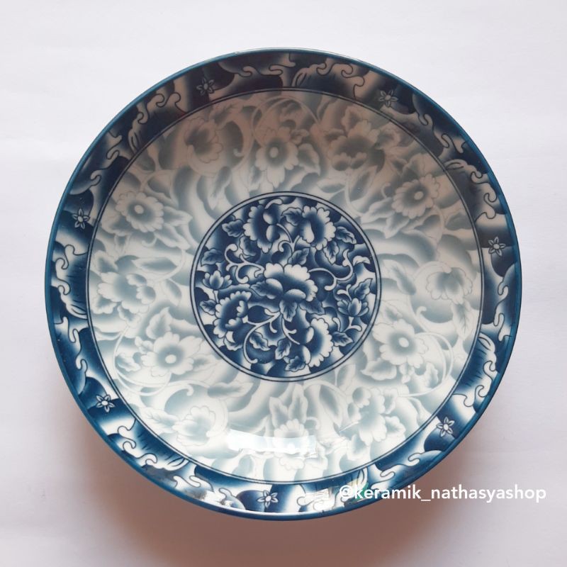 Jual Piring Biru Putih/Piring Keramik | Shopee Indonesia